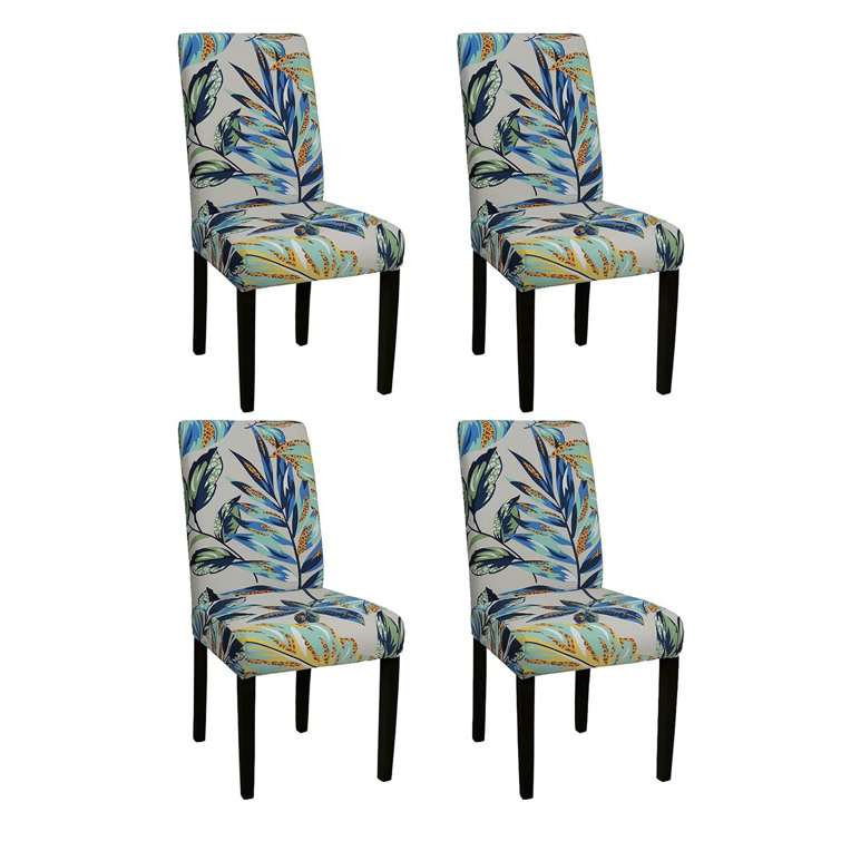 Winston Porter Box Cushion Dining Chairs Slipcover | Wayfair
