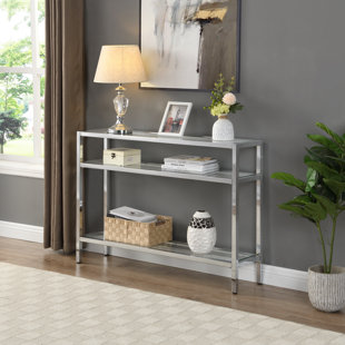 Wayfair | Chrome Console Tables You'll Love in 2022