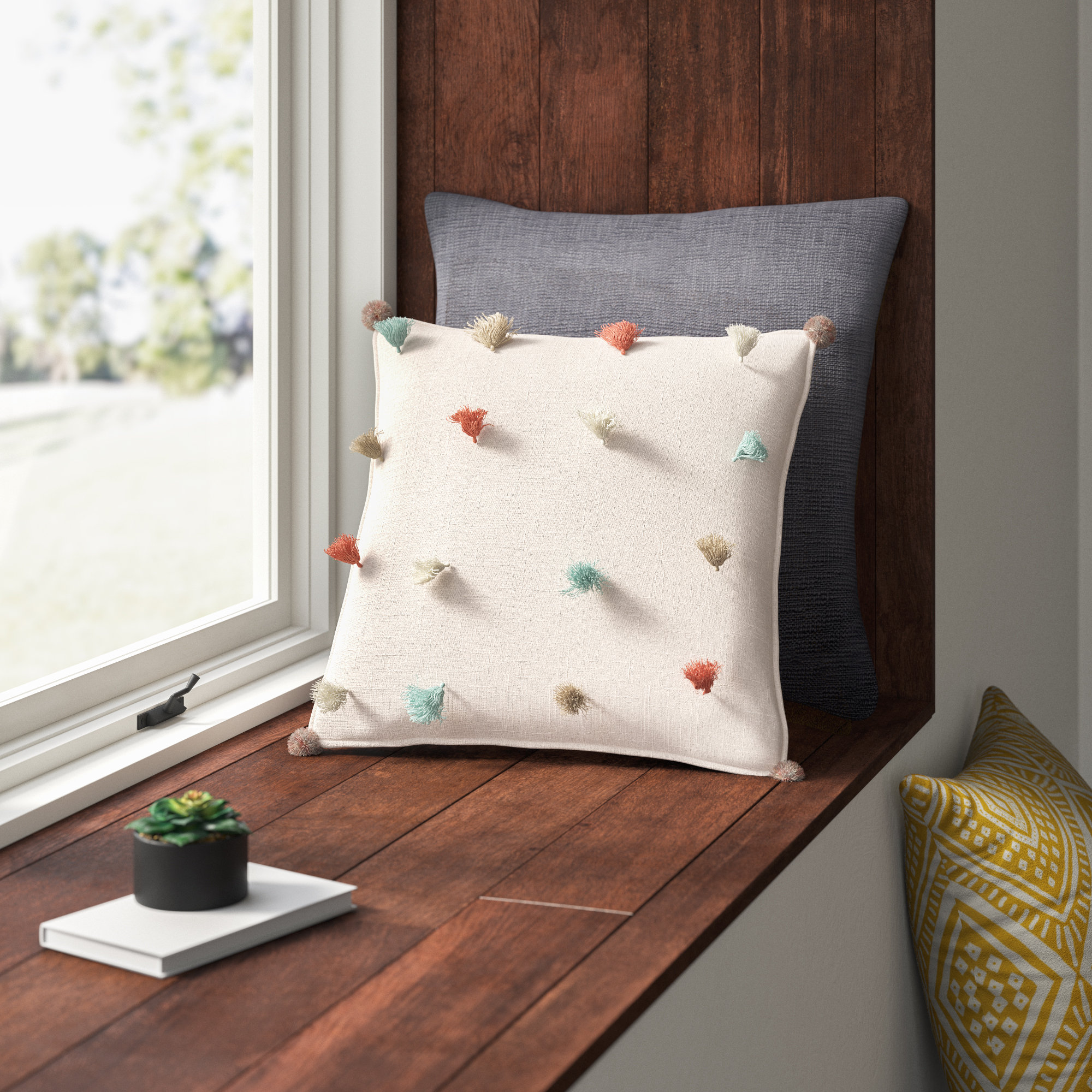 Kelly Clarkson Home Bobigny Cotton Throw Pillow & Reviews | Wayfair