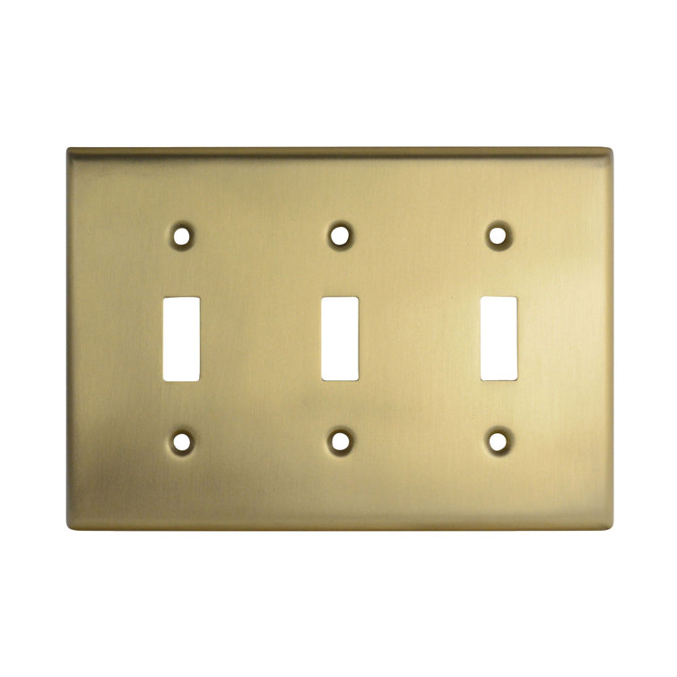 CKP Empire 2-Gang Triple Toggle Light Switch Wall Plate | Wayfair