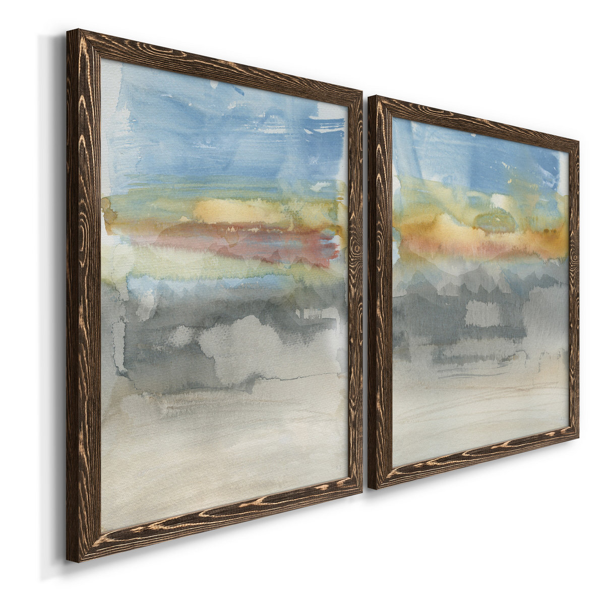 Ivy Bronx High Desert Sunset I - 2 Piece Picture Frame Painting on ...