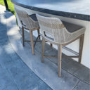 Benjara Solid Wood Bar & Counter Stool | Wayfair