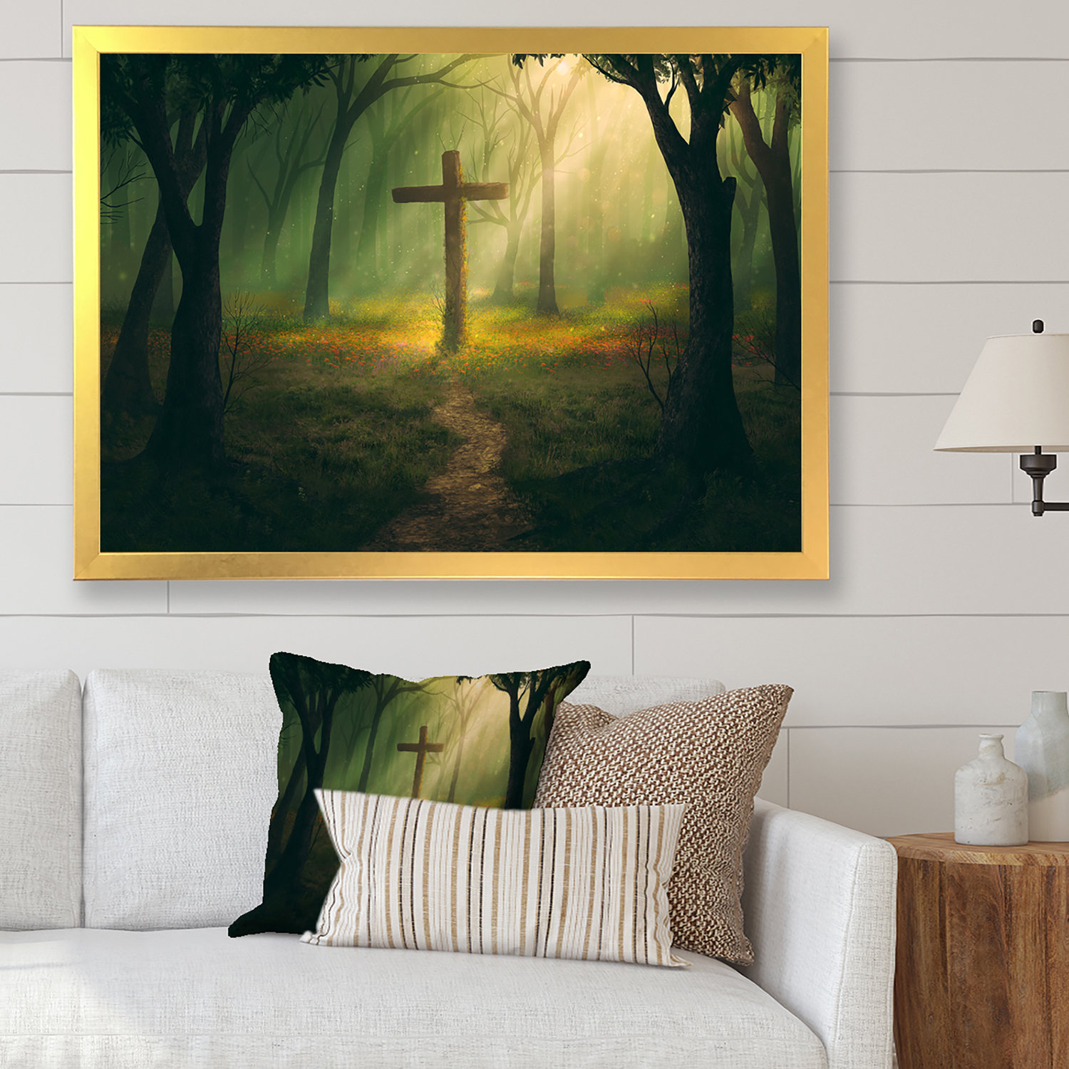 Millwood Pines Christian Cross And Forest Christian Cross And Forest ...