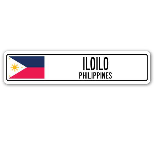 East Urban Home Iloilo, Philippines Flag Aluminum Street Sign | Wayfair