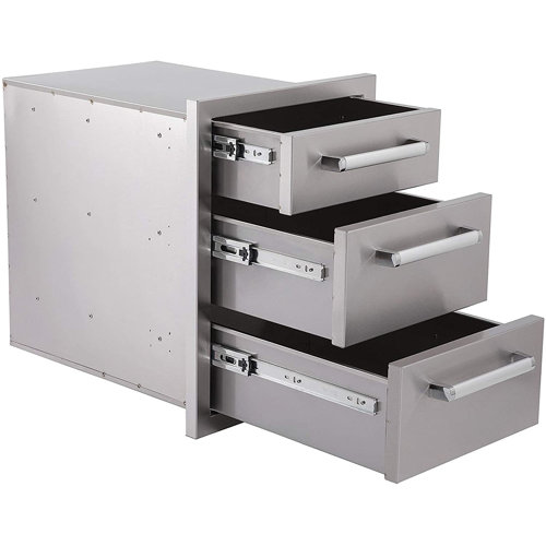 WHISTLER 16.45'' Stainless Steel Drop-In Drawers | Wayfair