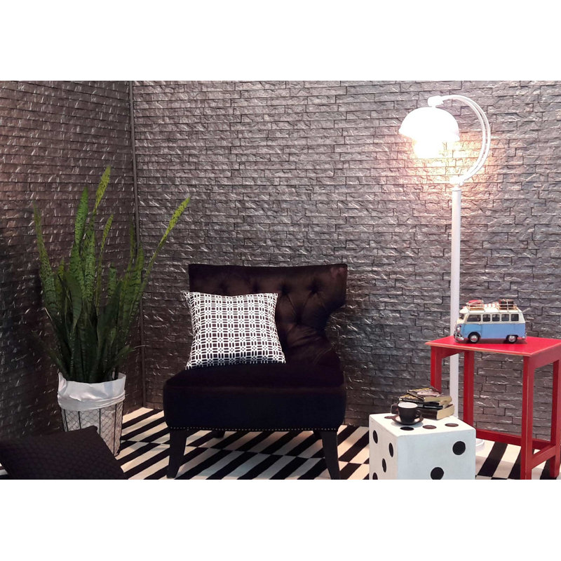 Innovera Decor by Palram Ledge Stone 24" x 24" PVC Wall Paneling in ...