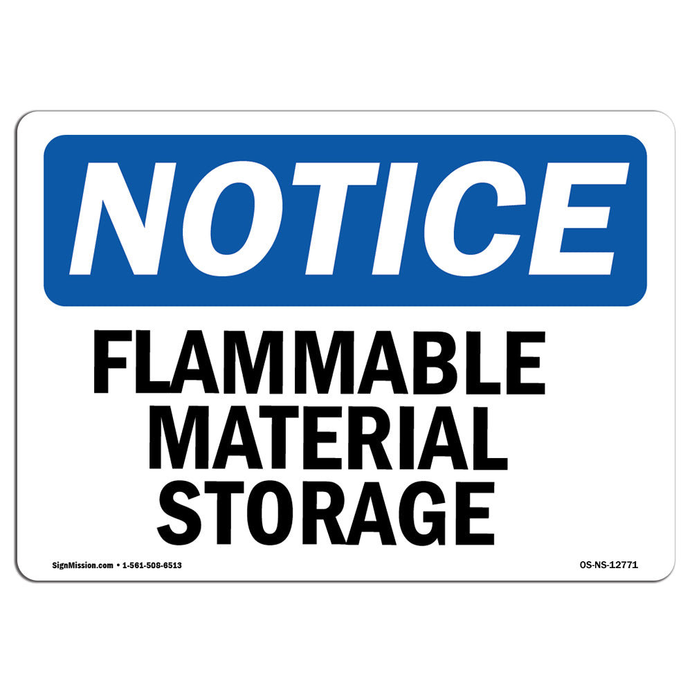 SignMission Flammable Material Storage Sign | Wayfair