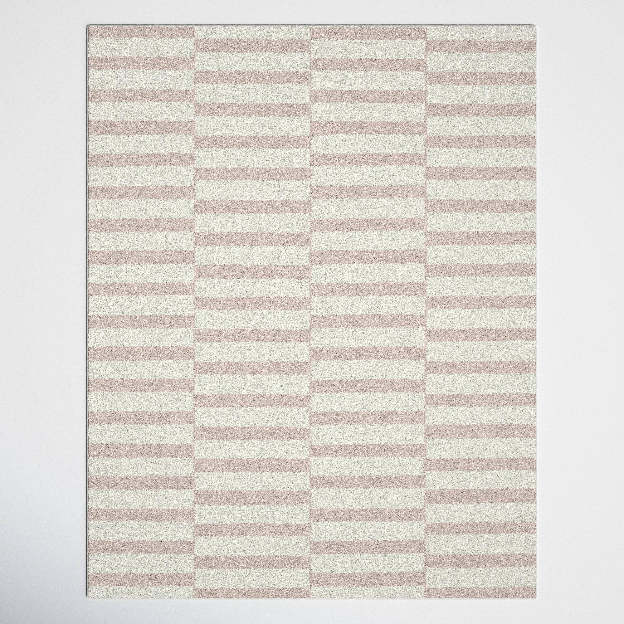 Joss & Main Kalise Machine Woven / Power Loomed Performance Pink/Ivory ...