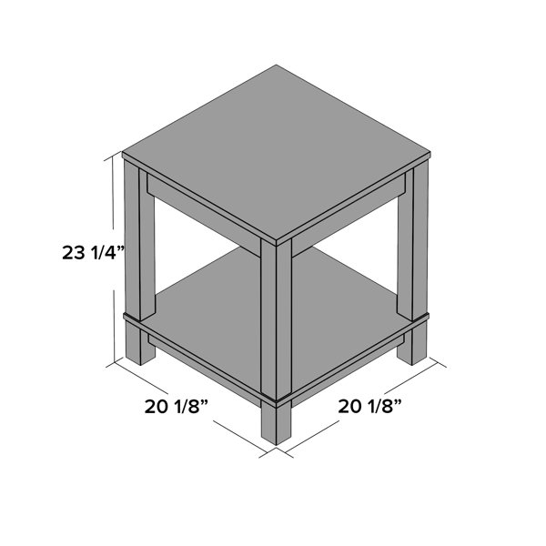 Three Posts Aaron Side Table & Reviews | Wayfair.co.uk