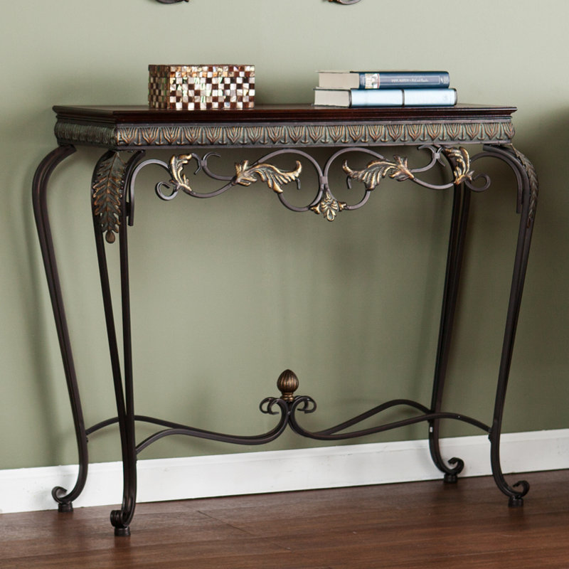 Alcott Hill Byrd 4 Piece Console Table and Mirror Set & Reviews | Wayfair