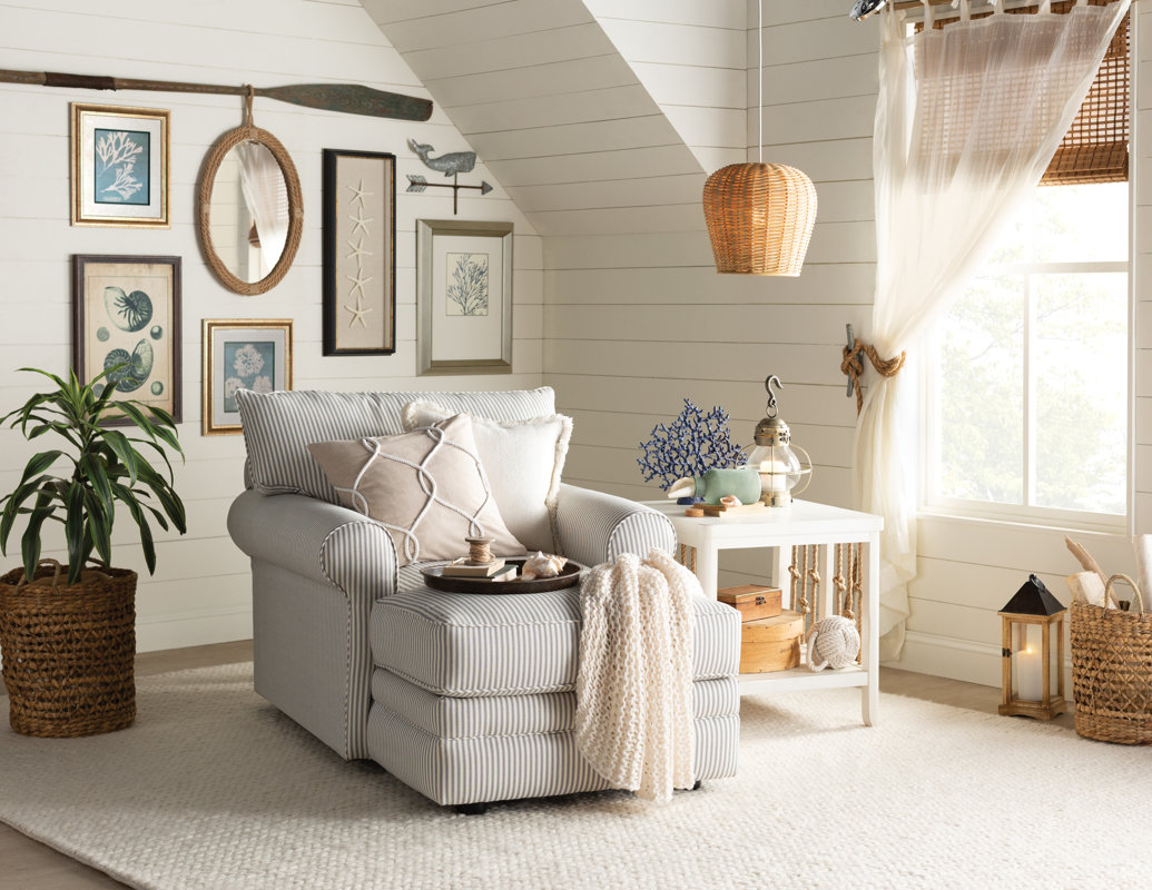 Traditional Living Room Design Photo by Wayfair