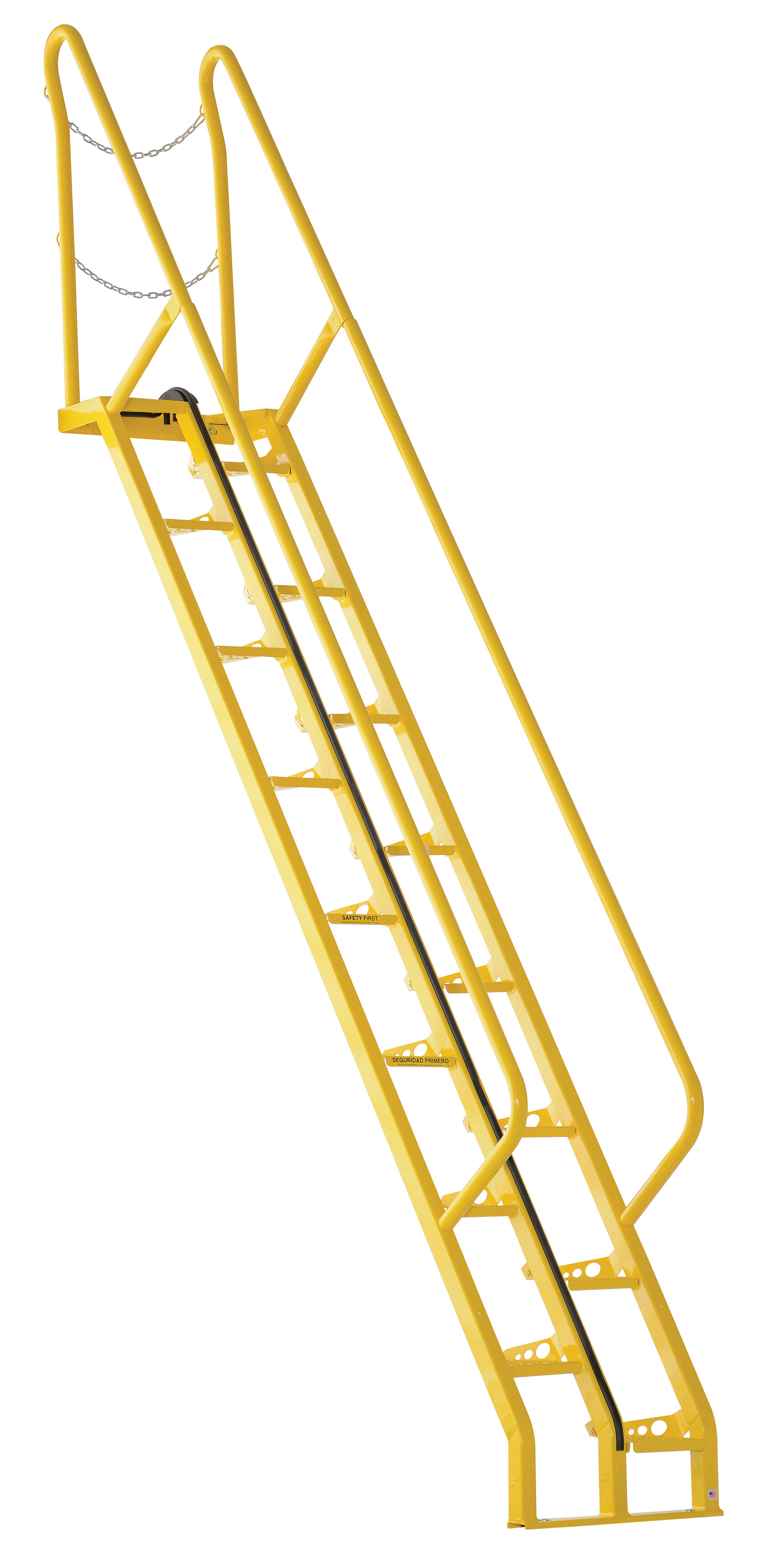 Vestil 161.87" Steel Ladder Straight Ladder | Wayfair