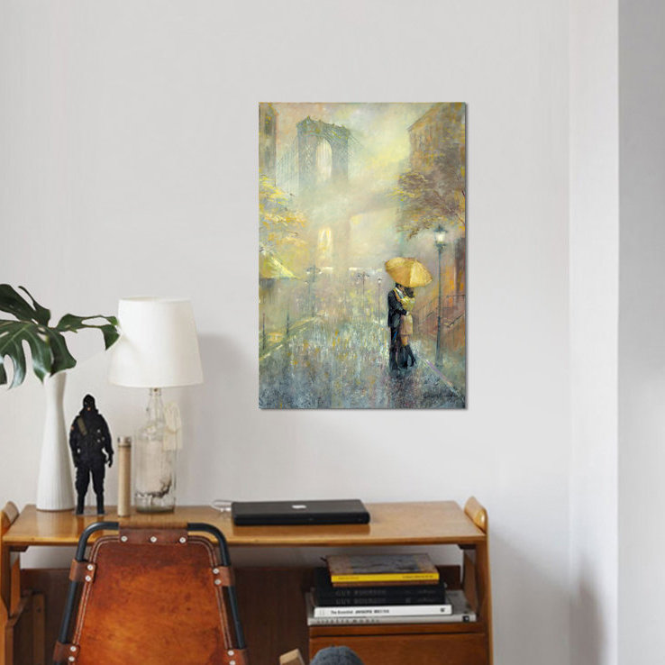 East Urban Home City Romance II by Ruane Manning - Gallery-Wrapped ...