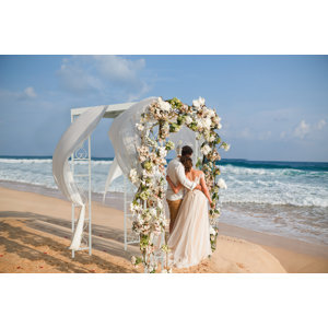 LUVODI Metal Square Wedding Canopy Tent Backdrop Arbor Outdoor With ...