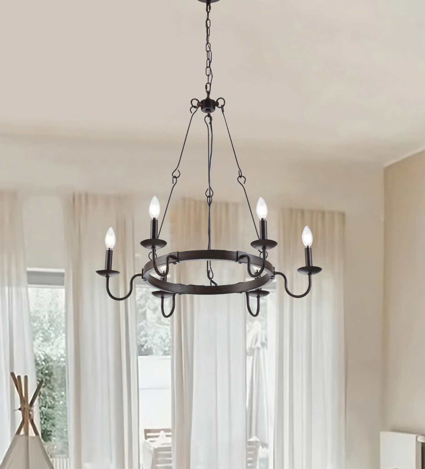 Winston Porter Imtithal 6 - Light Classic / Traditional Chandelier ...