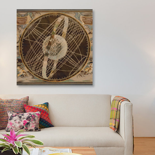East Urban Home Celestial I by Russell Brennan - Wrapped Canvas Graphic ...
