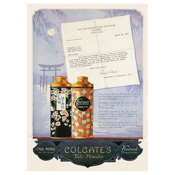 Happy Larry Vintage Advertising Poster Colgate''s Talc Powder (1920 ...