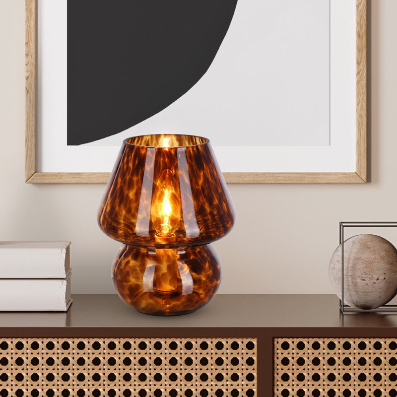Wrought Studio Dakesha Glass Table Lamp | Wayfair