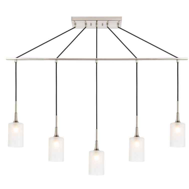 Ebern Designs Shults 5 - Light Kitchen Island Bell Pendant | Wayfair