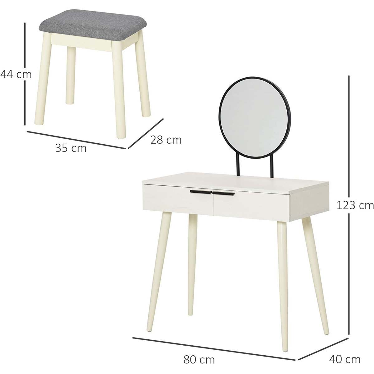 Isabelline Amher Dressing Table & Reviews | Wayfair.co.uk