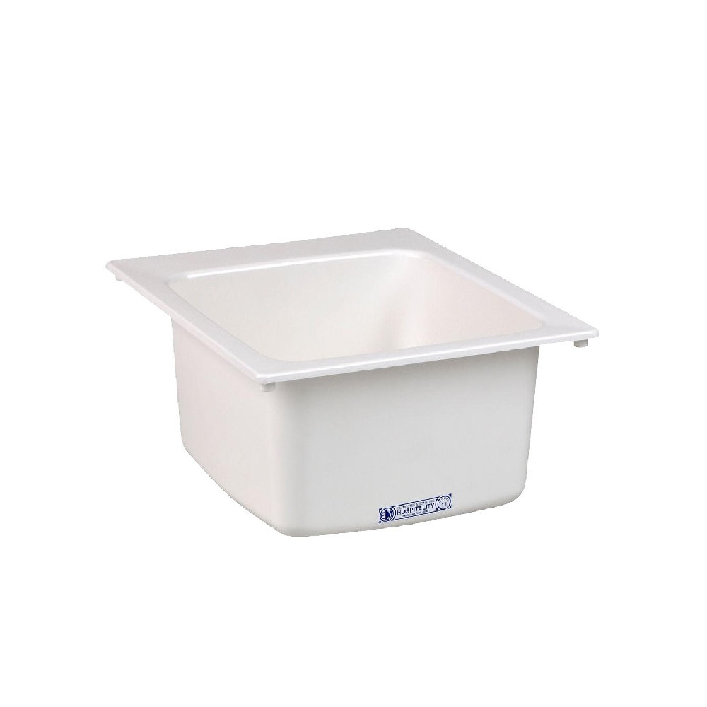E.L. Mustee & Son Durastone 17" L x 20" W Drop-In Laundry Sink ...