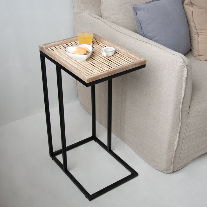 17 Stories Jezzel Tray Top C Table End Table & Reviews | Wayfair
