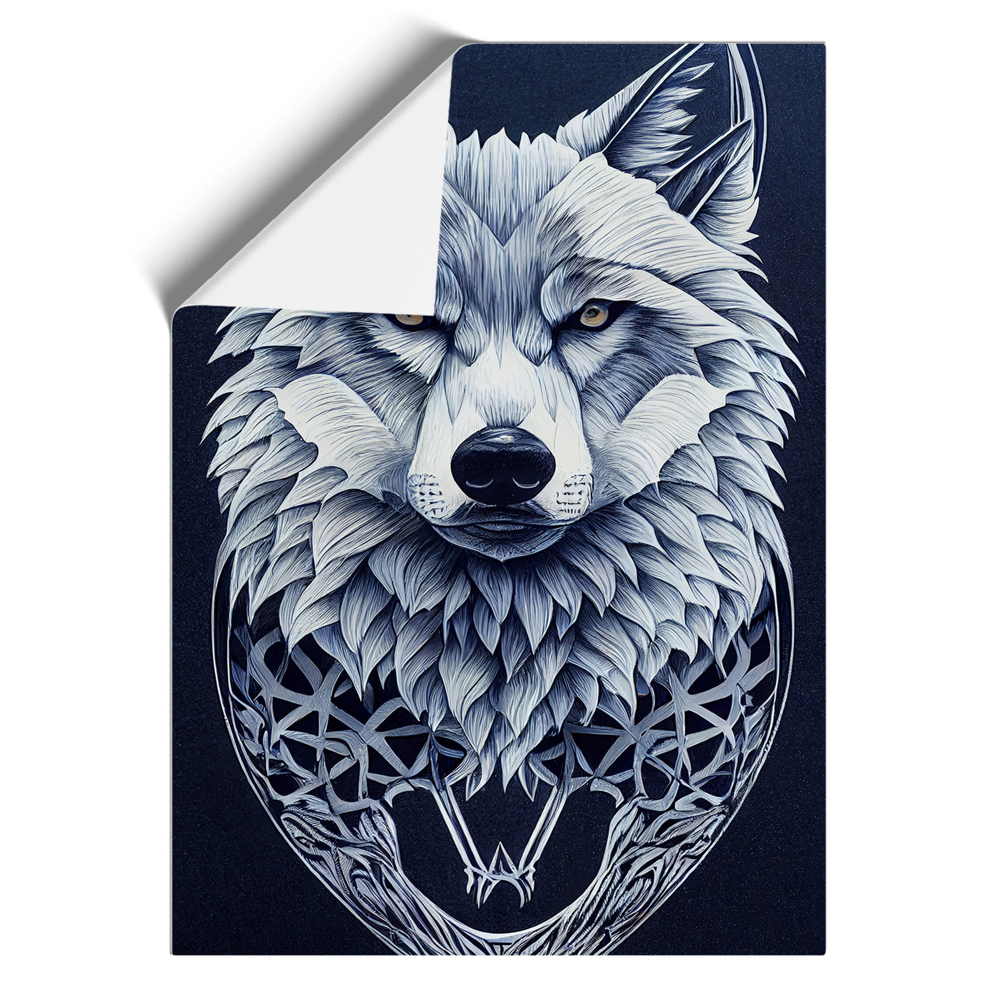 Alpen Home Wolf Art Deco No.2 - Graphic Art | Wayfair.co.uk