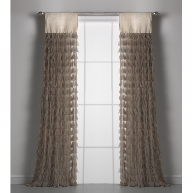 Gracie Oaks Kyesha Synthetic Sheer Curtain Panel & Reviews | Wayfair