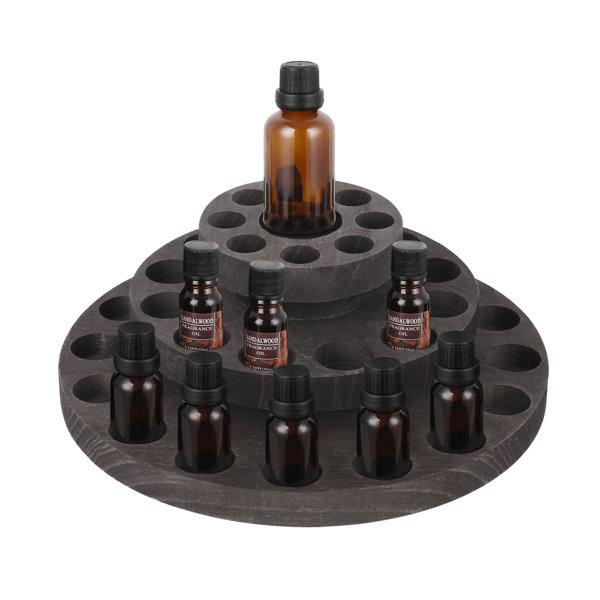 Gracie Oaks Lowney Rotating Essential Oil Storage Rack | Wayfair