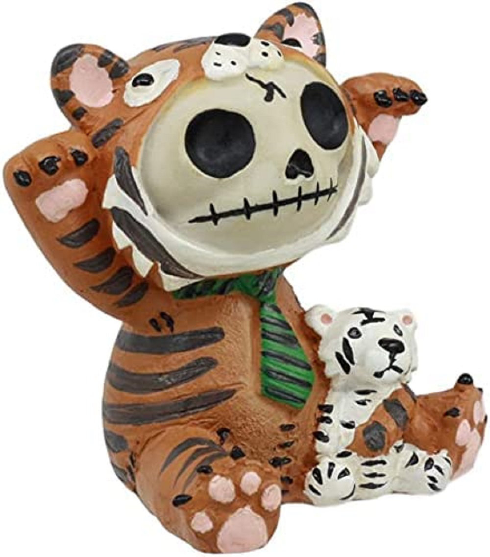 Trinx Deelip Furry Bones Tigrr Bengal Tiger with Jungle Tie Skeleton ...