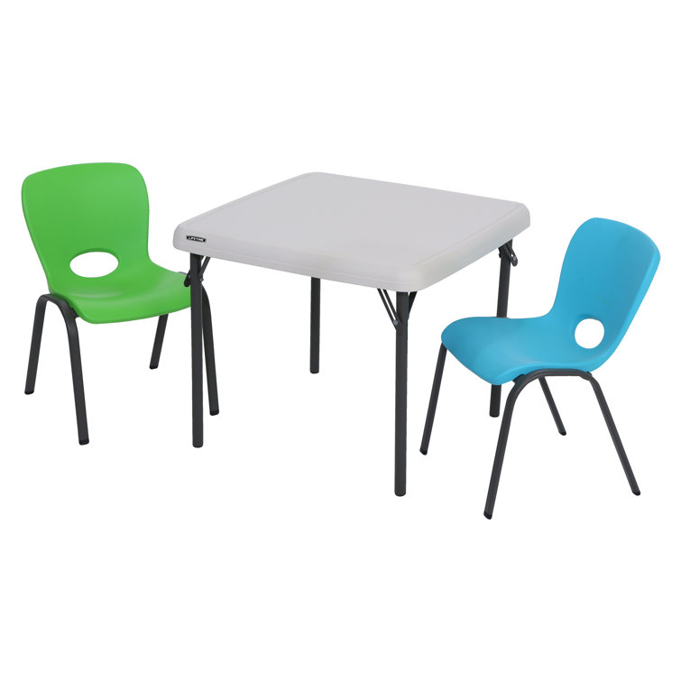Lifetime 24'' Plastic Square Portable Folding Table & Reviews | Wayfair