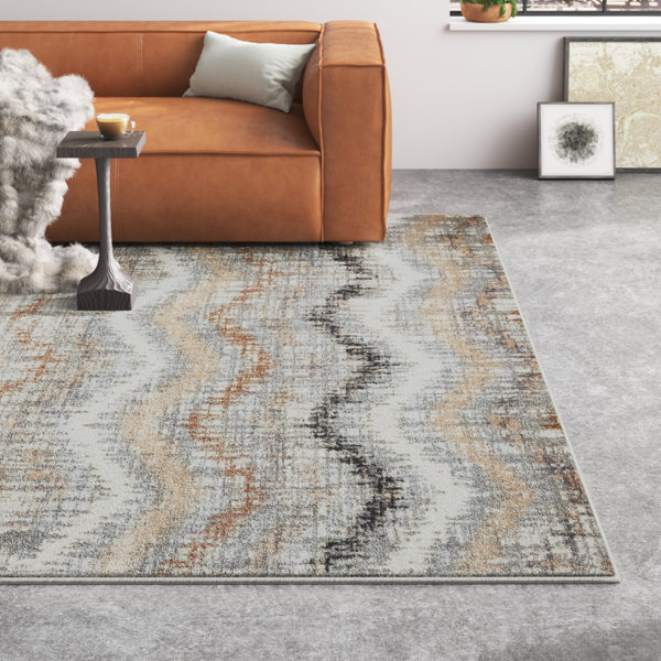 Steelside™ Alyce Chevron Area Rug in Multicolor & Reviews | Wayfair
