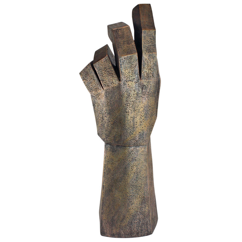 Design Toscano Freedom Rising Modern Cubist Outstretched Hand Statue ...