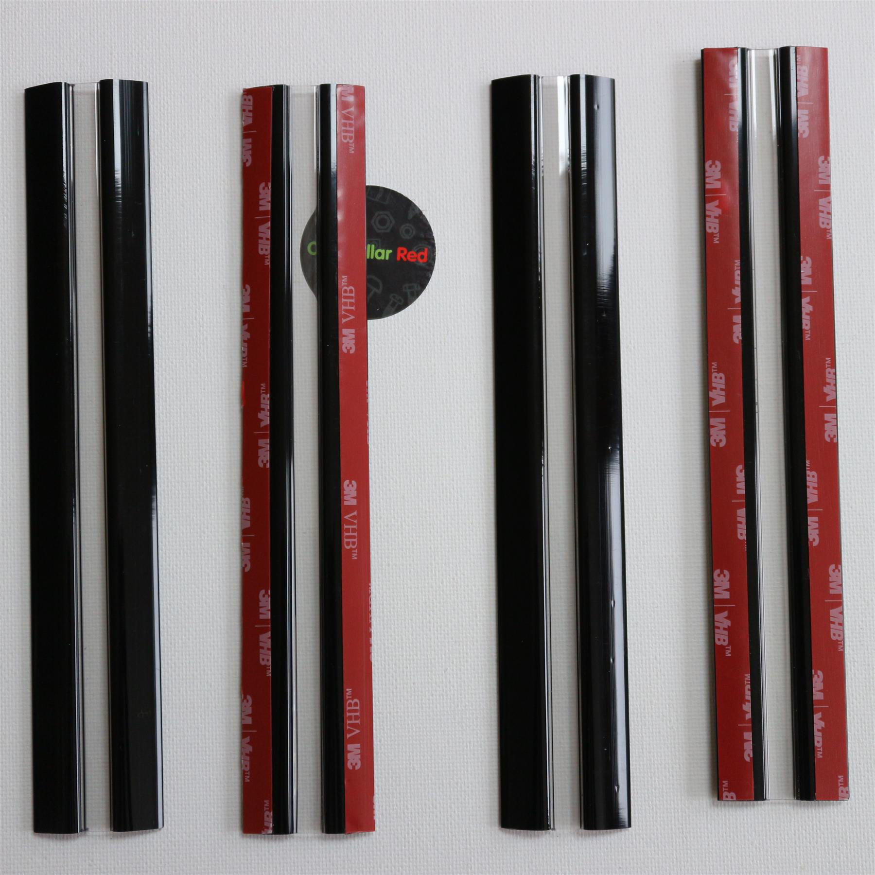 Caterpillar Red Black 200mm Acrylic Flexible Hinges - No Glue Required ...