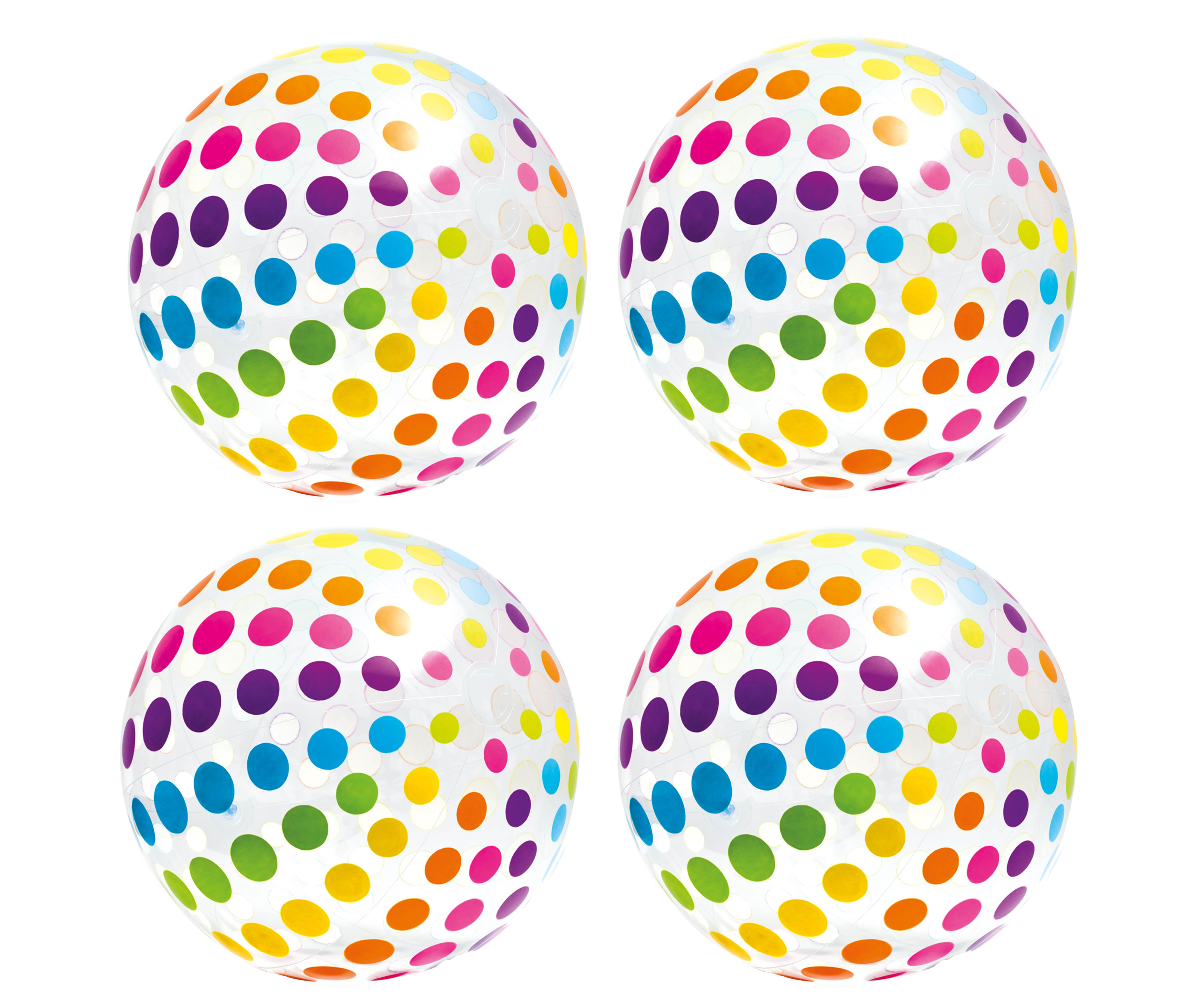 Intex Jumbo Inflatable Big Panel Colorful Giant Beach Ball | Wayfair