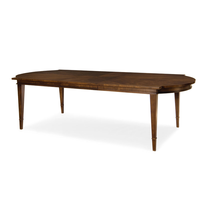Century Bridgeton 30.25" Extendable Maple Solid Wood Dining Table ...