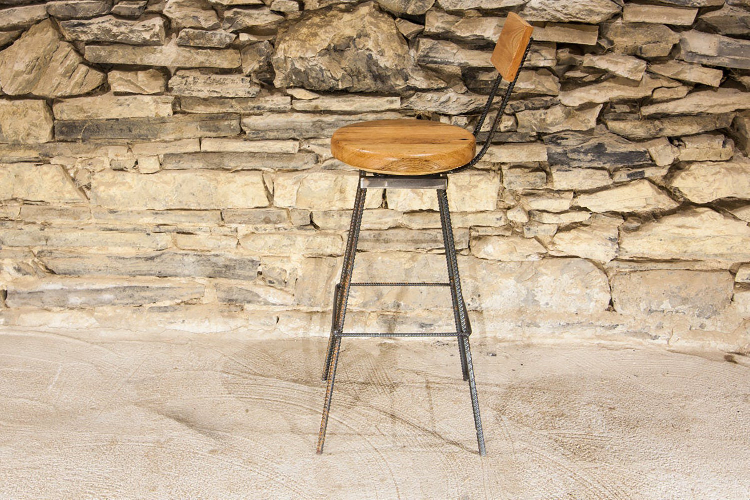 The Strong Oaks Woodshop Sully Reclaimed Wood And Industrial Rebar ...
