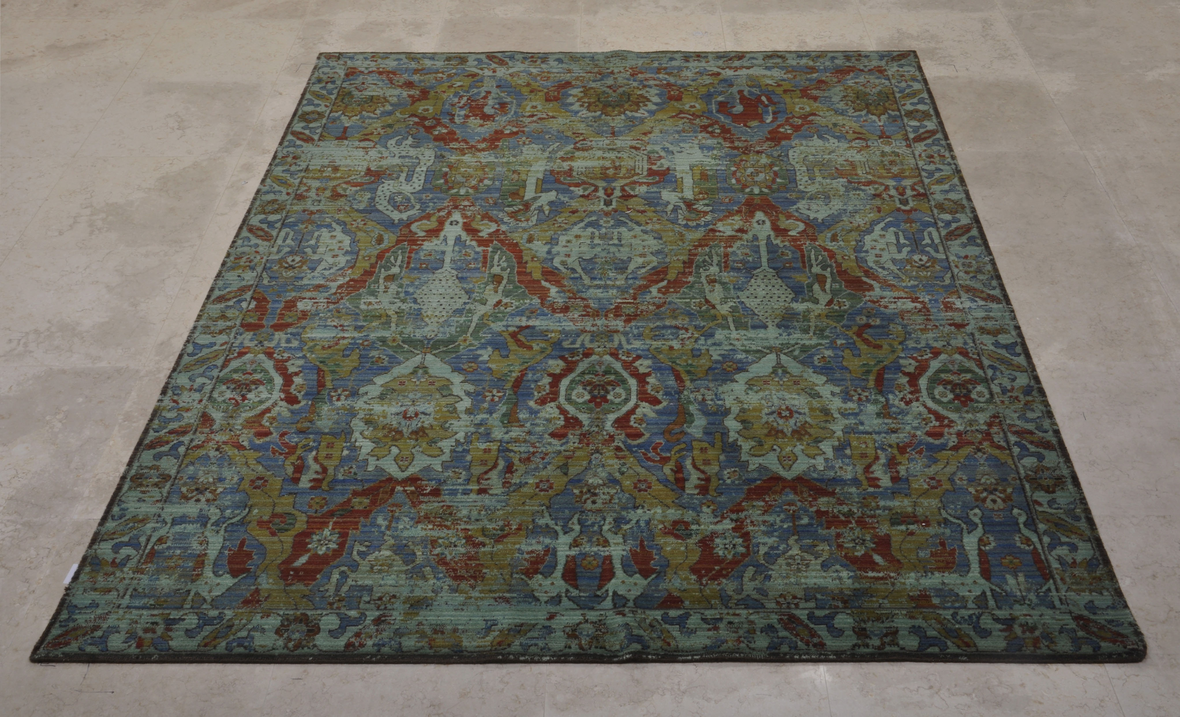 Bungalow Rose Turquoise Rug | Wayfair