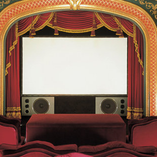 Cinemascope (2.35:1) Projection Screens You'll Love in 2021 | Wayfair