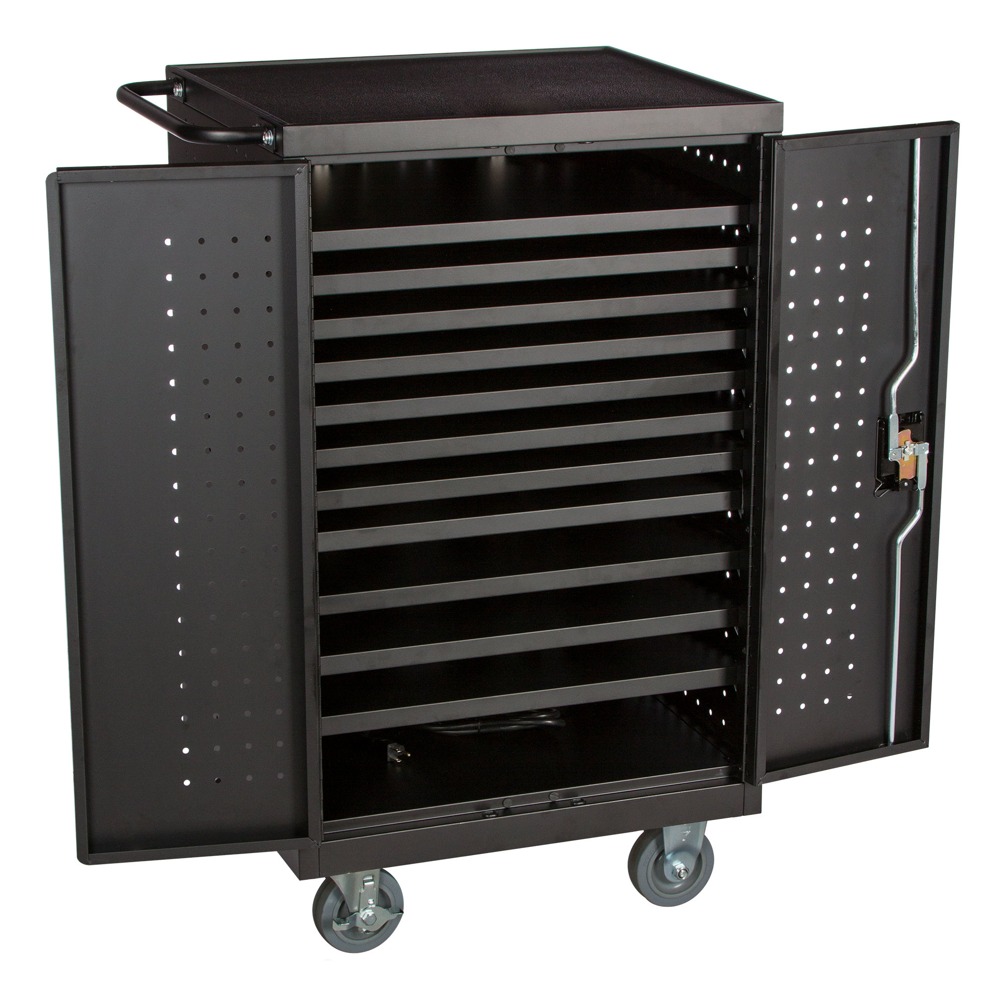 Learniture Structure Series 24-Compartment Tablet Charging Cart | Wayfair