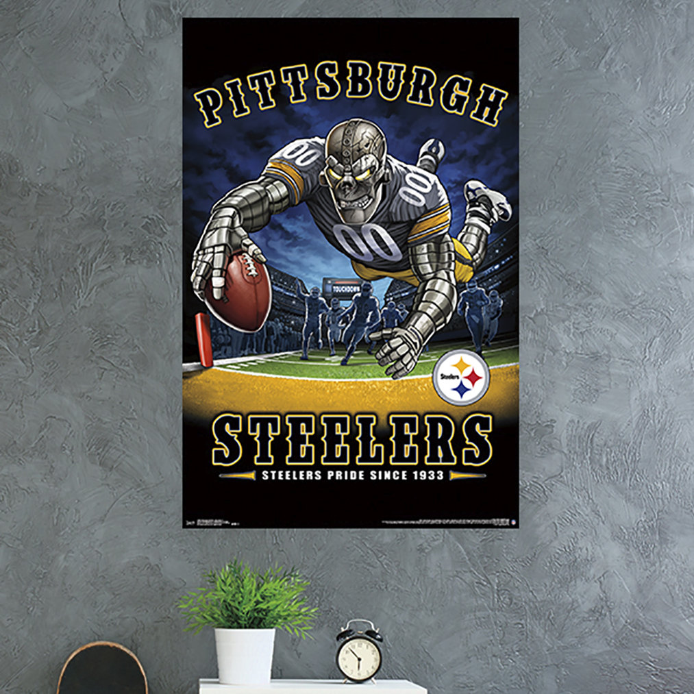 Trends International Pittsburgh Steelers - End Zone Paper Print ...