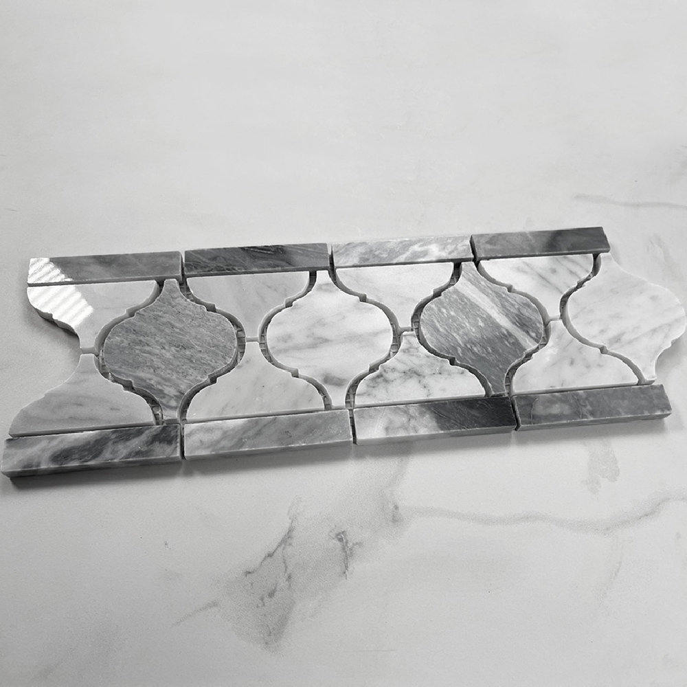 Marble Online 4" x 11" Marble Random Mosaic Wall & Floor Tile | Wayfair