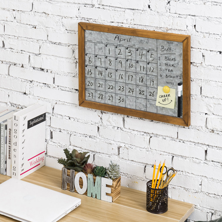 Rosalind Wheeler Wall Mounted Dry Erase Board | Wayfair
