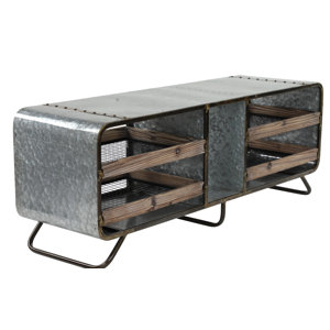 Williston Forge Rainey Metal Storage Bench & Reviews | Wayfair