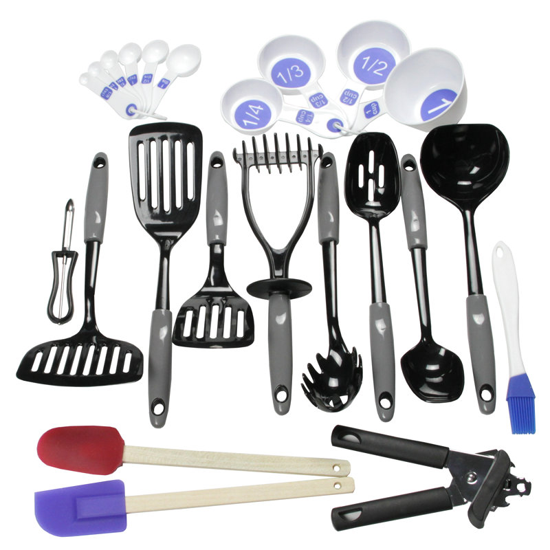 Chef Craft 23-Piece Nylon Select Kitchen Tool and Gadget Utensil Set ...