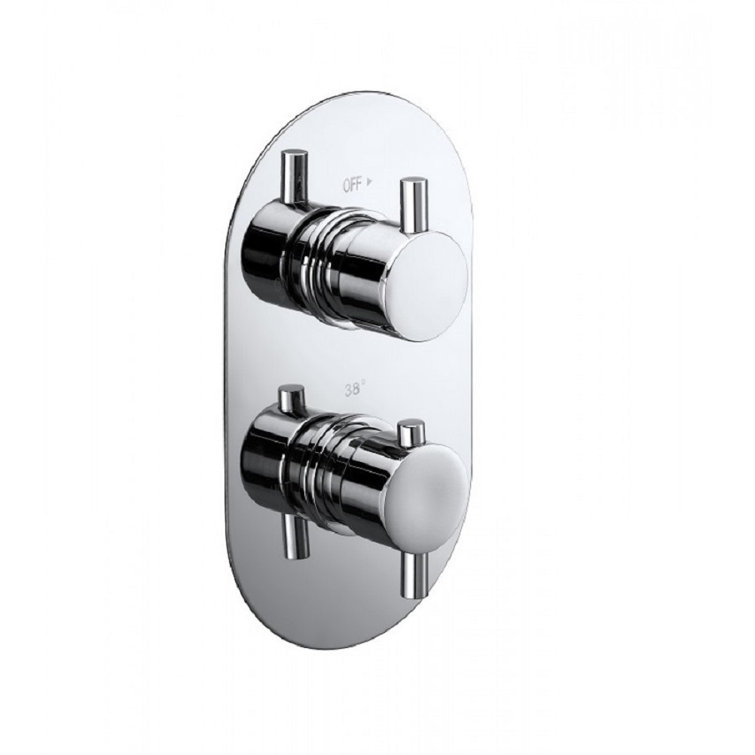 SONAS Orion Dual Concealed Thermostatic Shower Valve | Wayfair.co.uk