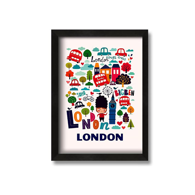 Isabelle & Max Fabulous City - Picture Frame Painting on Canvas ...