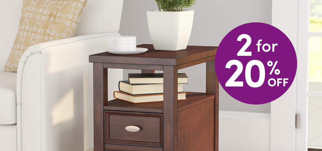 [BIG SALE] End Tables: Buy 2, Get 20% OFF You’ll Love In 2021 | Wayfair