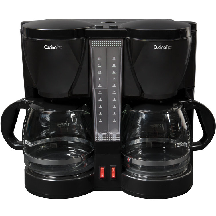 CucinaPro Specialty Electrics Double Carafe Coffee Maker & Reviews ...