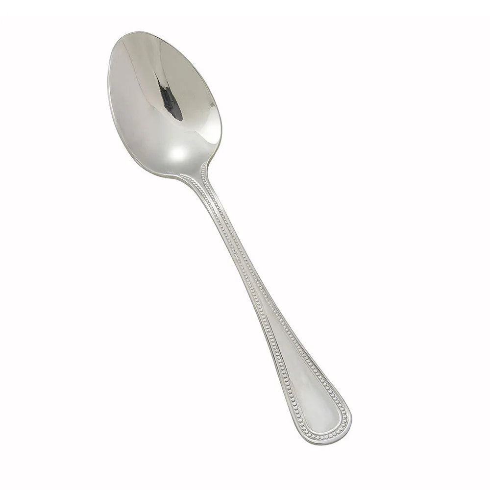 Winco Pearl Stainless-Steel Dinner Spoon, Extra Heavyweight, 8.25" (12 ...